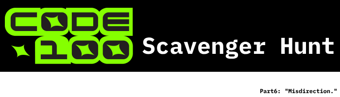 CODE100 Scavenger Hunt